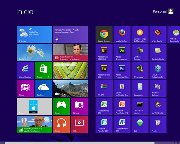 Introducción a la pantalla de inicio de Windows 8 - Nivel-Digital